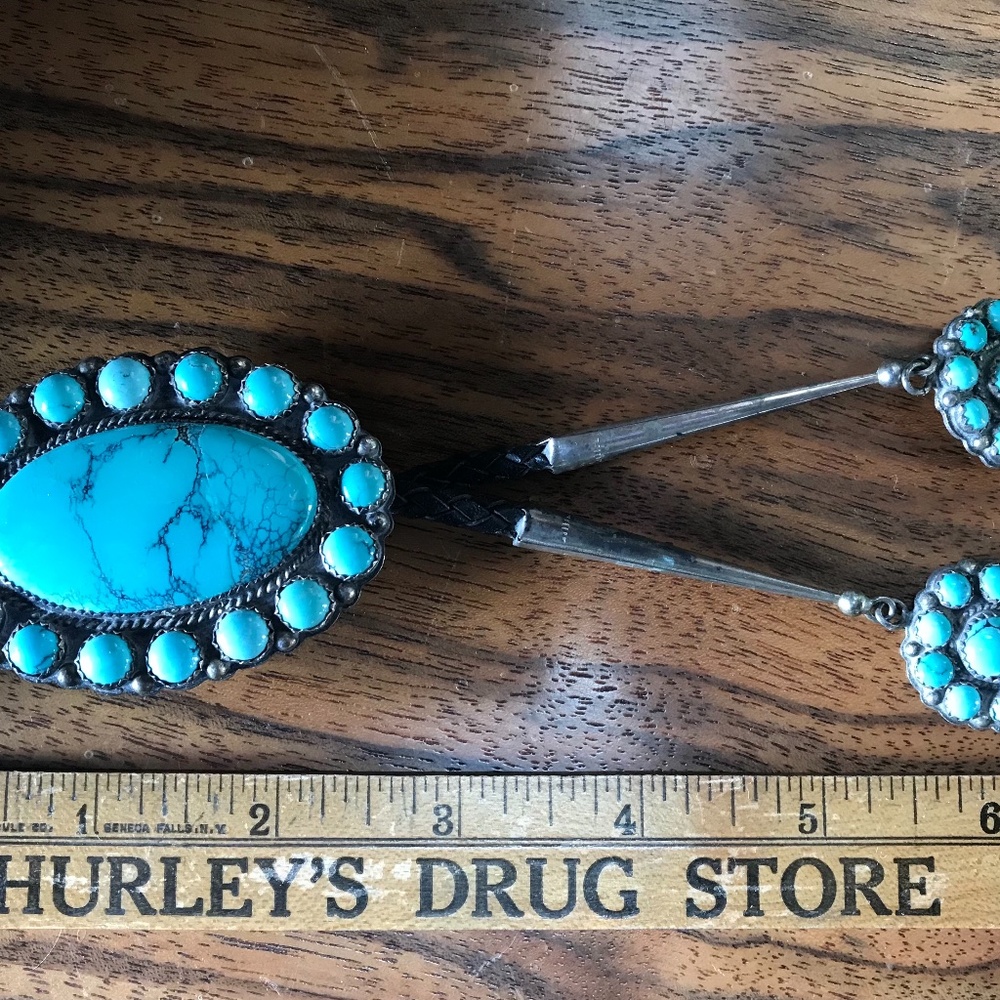 Vintage Walter White Bear Hallmark Turquoise Bolo Wit… - Gem